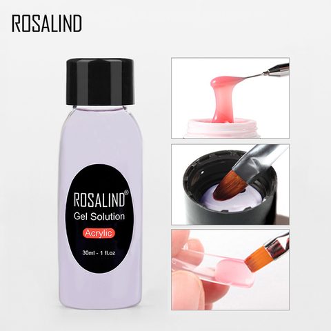 Buy Rosalind Oem Private Label Nail Art Tools 30ml Acrylic Gel Solution Nail Extension Liquid ...