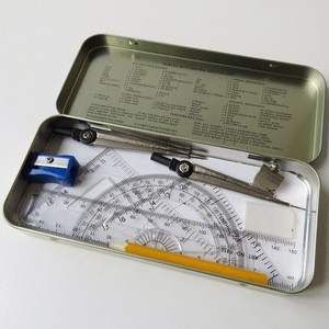 Buy School Student Stationery Kit Mathematical Geometry Set With Ruler ...