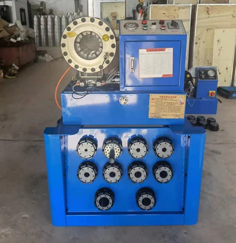 Buy Small Hydraulic Steel Tube Shrinking Machine Round Tube Head Reduce ...