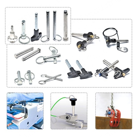 Buy Stainless Steel 304 Cylindrical Rust Anti Quick Release Ball Lock ...