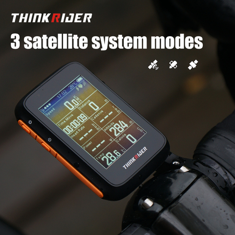 Buy Thinkrider Gps Smart Bike Computer Ant+ Ble Power Meter Support Lcd ...