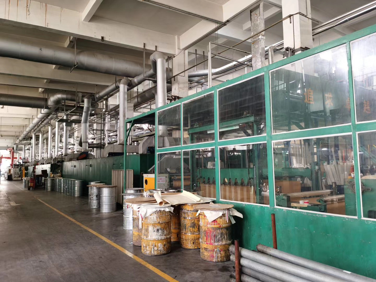 Buy Used Dry Process Pu Synthetic Leather Production Line 3 Coating ...