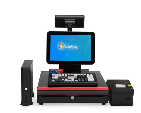 Buy Vfd Dual Screen Pos System All In One Windows/android Pos Machine ...