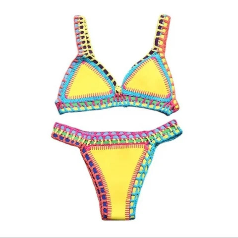 Buy Vlink Bikinis Swimsuit Summer Neoprene Bikini Beach Wear Bikini ...