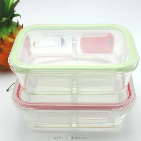 Buy Water Leakproof Divider 3 Compartment High Borosilicate Bpa Free ...