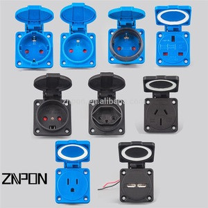 Buy Z134d 16 Amp Schuko Receptacle With French Waterproof Socket from ...