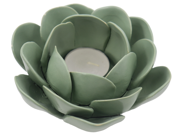 Buy Ceramic Flower Shaped Candle Holder, Birthday Candle Holder ...