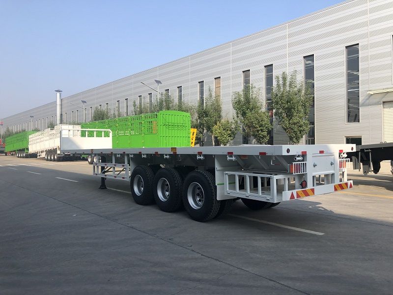 Buy Skd And Ckd Three Axles Container Flat Semi Trailer from SHANDONG ...
