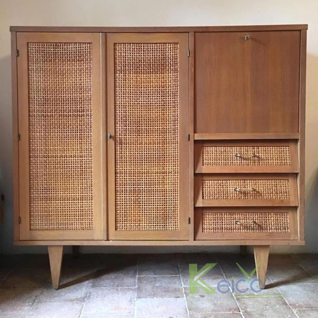 Buy Rattan Webbing With A Brown Checkered Weave With High Quality And ...