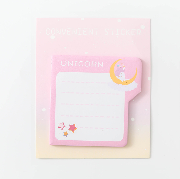 Buy Custom Die Cut Sticky Notes Pad High Quality Funny Panda Unicorn ...