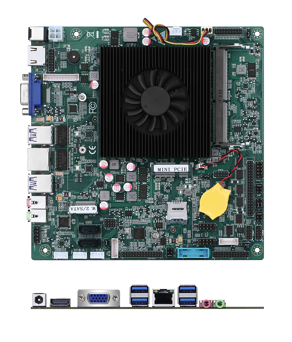 Buy Thin Itx Motherboard J6412/6413 Lower Power 4 Cores Cpu Mainboard ...