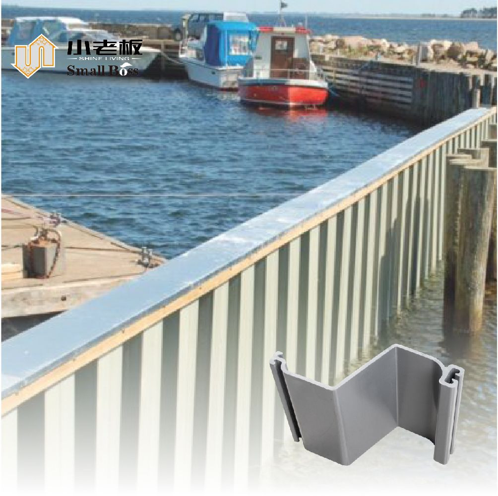 Buy Z Type Pvc Sheet Pile Vinyl Sheet Pile Sz402 from Tong Xiang Small ...