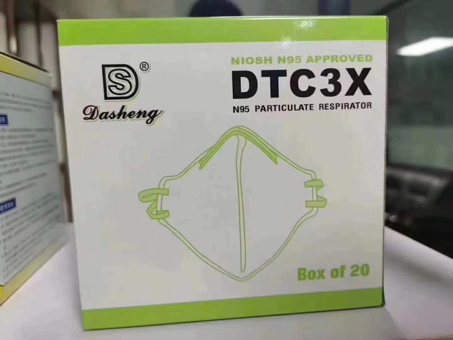 Buy N95 Niosh Fda Kn95 Ffp3 Non Woven Protective Respirator Face Mask ...