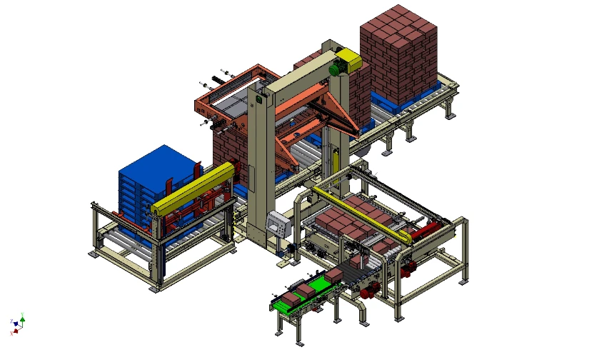 Buy Dlmd Full Automatic Gantry Palletizer Machine from Shanghai Dalson ...