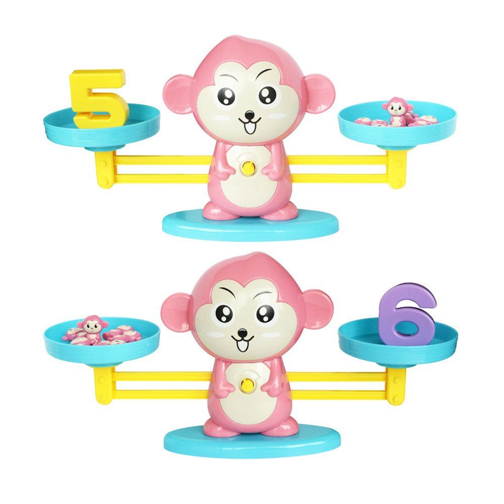 Buy Kiddale Monkey Balance Scale Game- Educational Math Toy For Kids 3 ...