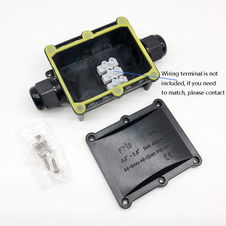 Buy 2 Way Ip68 Waterproof Junction Box External Pg9 Gland Electrical ...