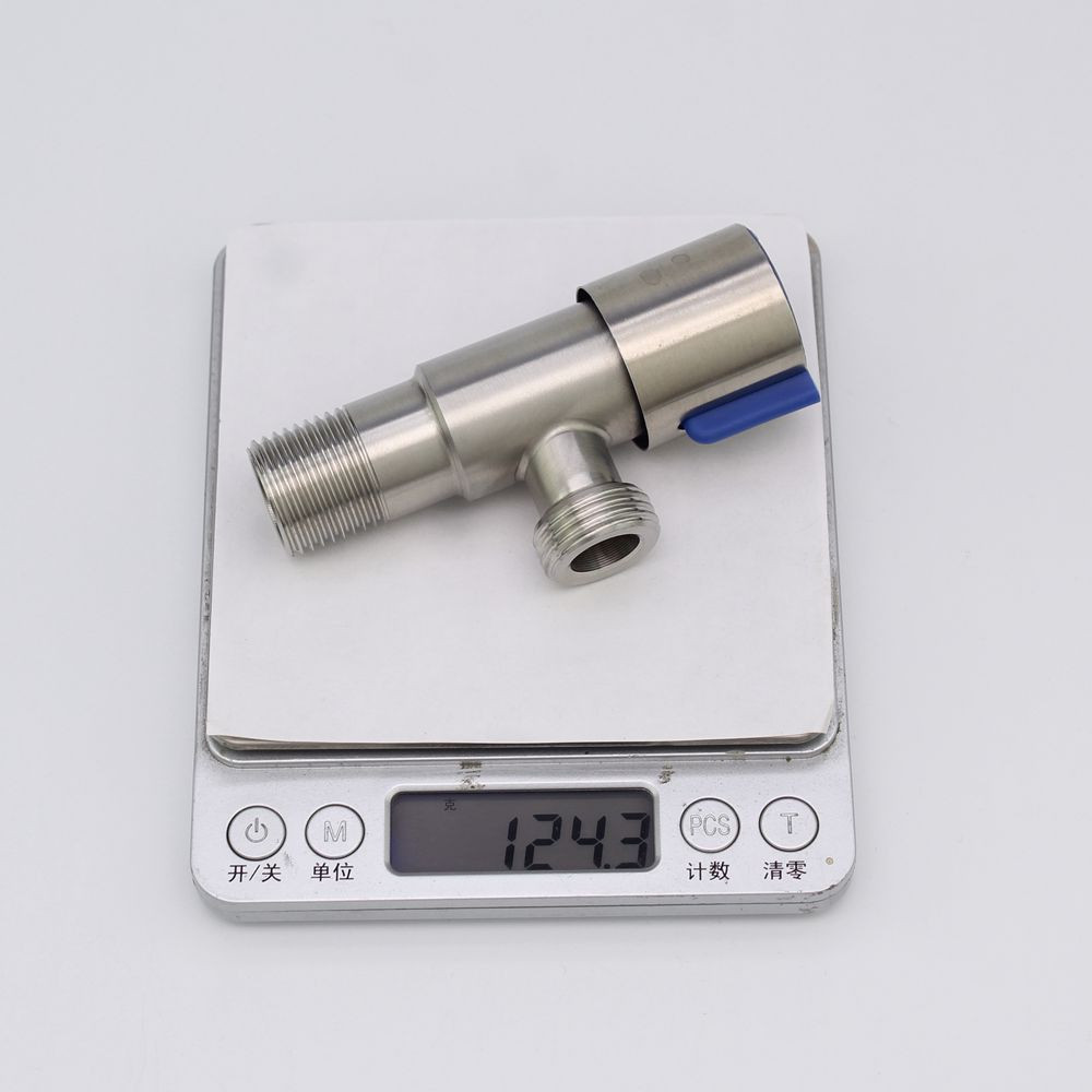 Buy 304 Triangle Valve Wash Basin Toilet Inlet Valve Cold And Hot Water ...