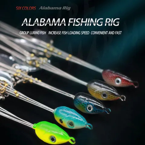 Buy 5 Arms Alabama Umbrella Rigs With 8 Blades Ultralight Willow Blade ...