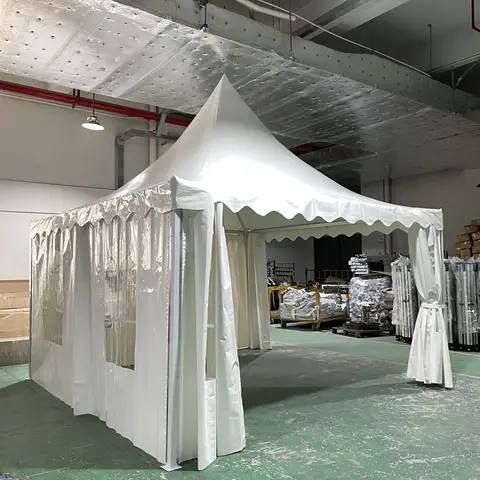 Buy 6x6m Gazebo Tent Metal Structure Ten Promotionnelle Marquee Tents ...