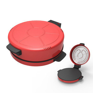 Buy Automatic Red Portable Home Arabic Saj Pita Steam Round Bread Maker ...