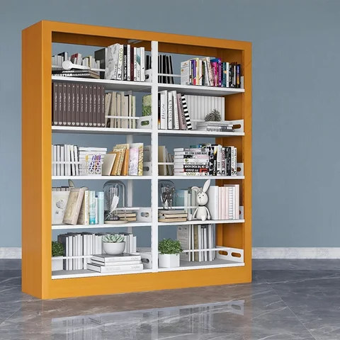 Buy Book Shelf Double Sided Reading Room Bookstore Rack Library ...