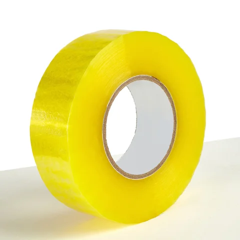 Buy Bopp Transparent Yellow Sealing Box Tape For Express Delivery, E ...
