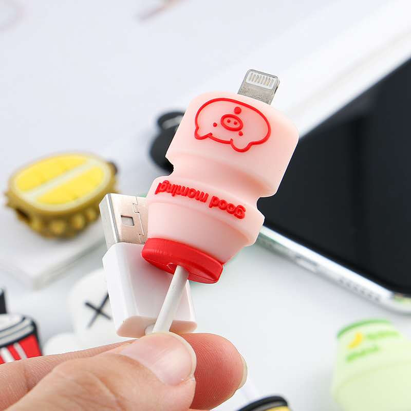 Buy Cartoon Usb Cable Protector Data Line Cord Protector Protective ...