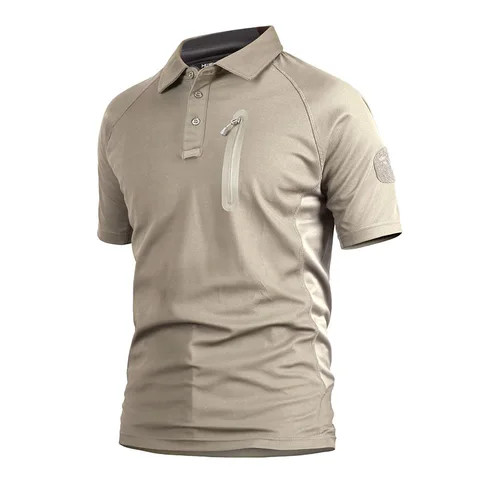 Buy China Cema Olive Green Summer Polo Shirt Combat Short-sleeved ...