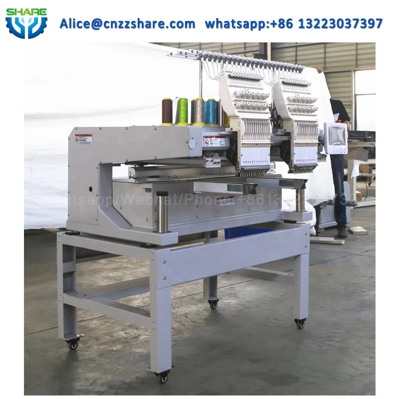 Buy Commercial 12 Thread Embroidery Machine Embroidery Machines from ...