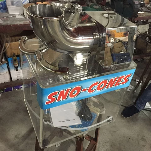 Buy Commercial Electric Snowflake Tube Ice Block Shaver Crusher Machine ...