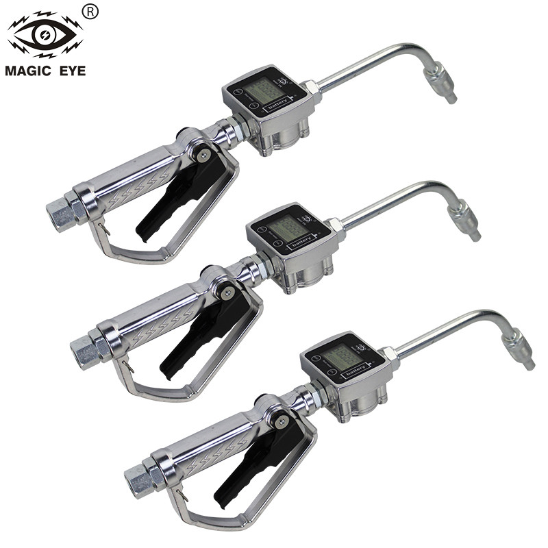 Buy Digital Oil Flow Meter Nozzle Fuel Lubricant Oil Pump Gun Nozzle ...