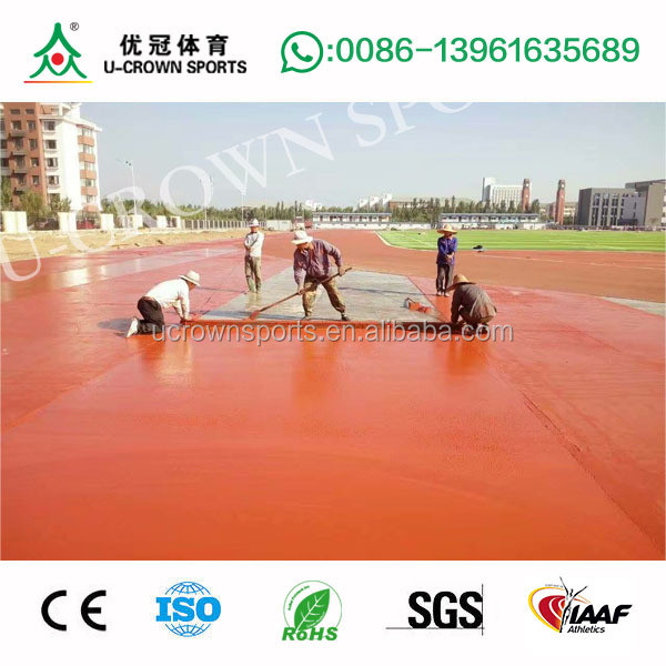 Buy Direct Factory Full Pu Spray Coating Athletic Track Running Track ...