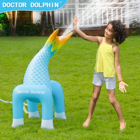 Buy Doctor Dolphin Wholesale Eco-friendly Pvc Garden Inflatable Mermaid ...