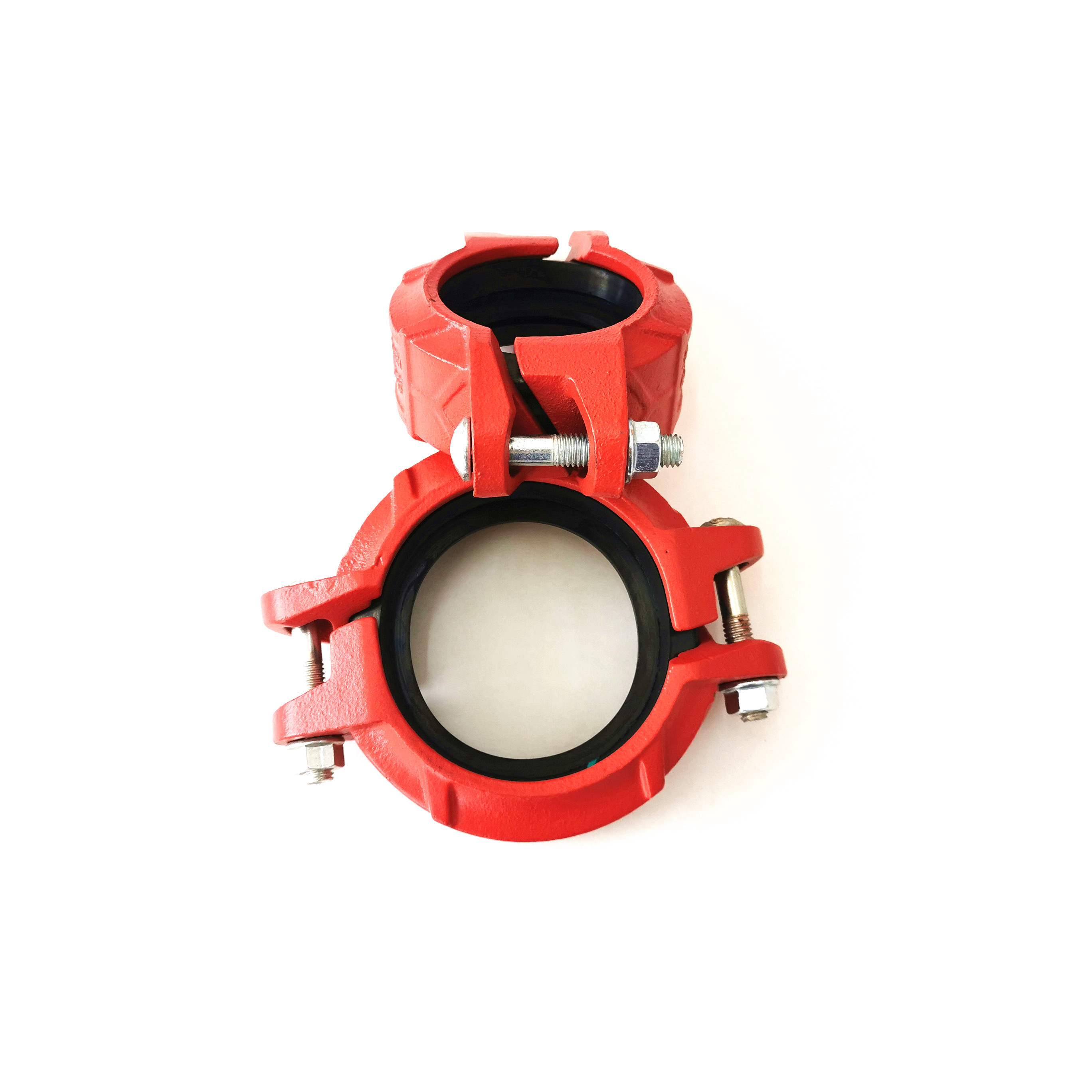 Buy Ductile Iron Red Color Cast Iron Pipe Fittings Flexible Coupling ...