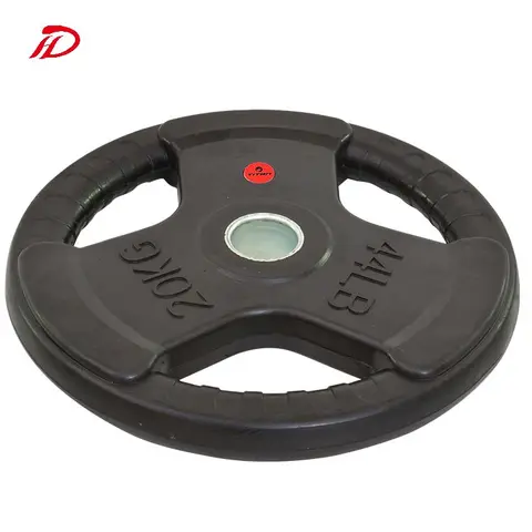 Buy Dumbbell Discos Gym Metal Barbell Bumper Plates Rubber Handles 30mm ...