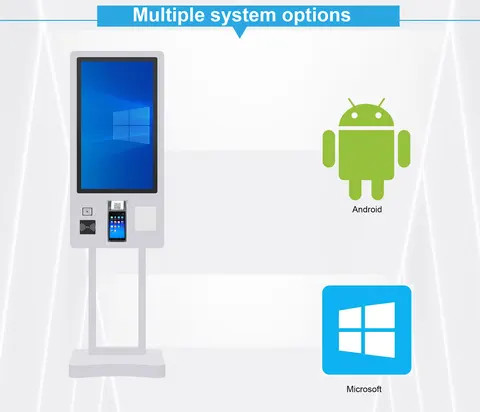 Buy Fast Food Self-ordering Kiosk Self-service Food Order Terminal With ...
