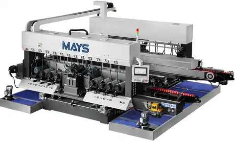 Buy Glass Straight Double Edging Machine Glass Double Edging Polishing ...