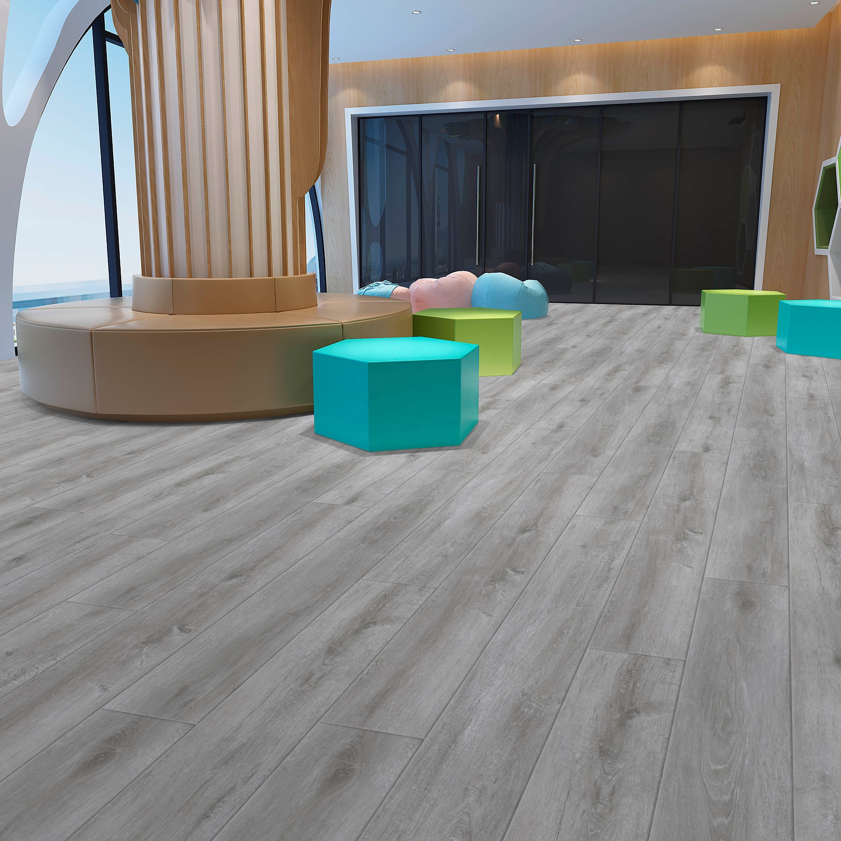 Buy Heat Insulation Interlocking Industrial Pvc Lvt Click Lock Vinyl ...