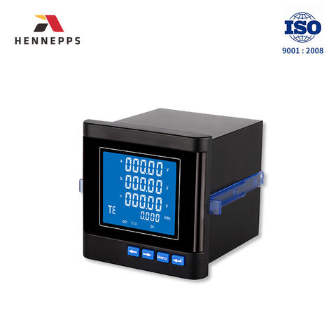Buy Hennepps Lcd Display Three Phase Intelligent Digital Meter Multi ...