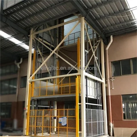 Buy High Efficiency 2-10t Customized Hydraulic Warehouse Goods Vertical Freight Elevator Cargo ...
