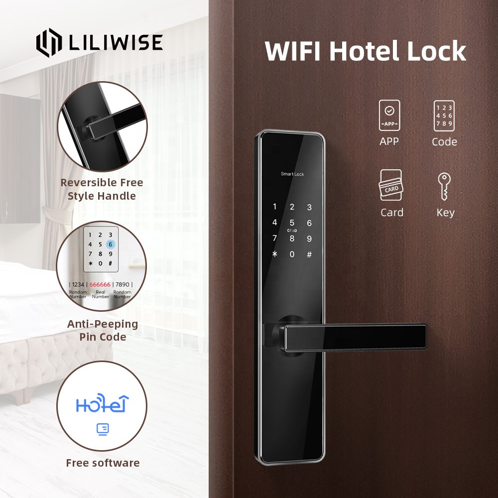 Buy Hotel Room Control System Keypad Electric Smart Door Lock from ...
