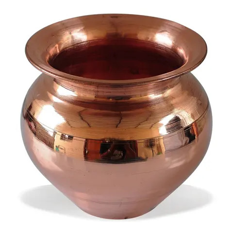 Buy Indian Pure Brass Water Pot Metal Utensils Drinking Use Lota ...