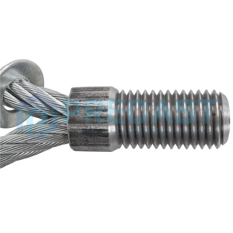 Buy Lifting Threaded Wire Rope Cable from Nanjing Precast Accessories ...