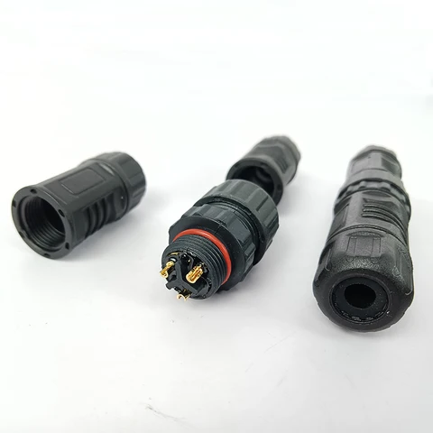 Buy M16 Threaded Wire Outdoor Cable Street Light Aviation Plug Joint ...