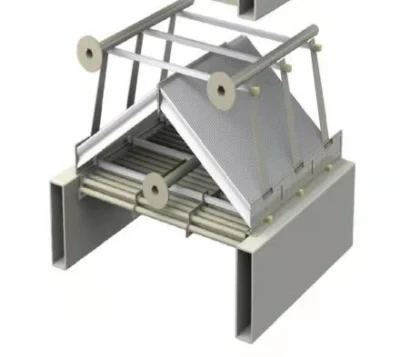 Buy Mist Eliminator System Combining A Roof And Support Flat Type Roof ...