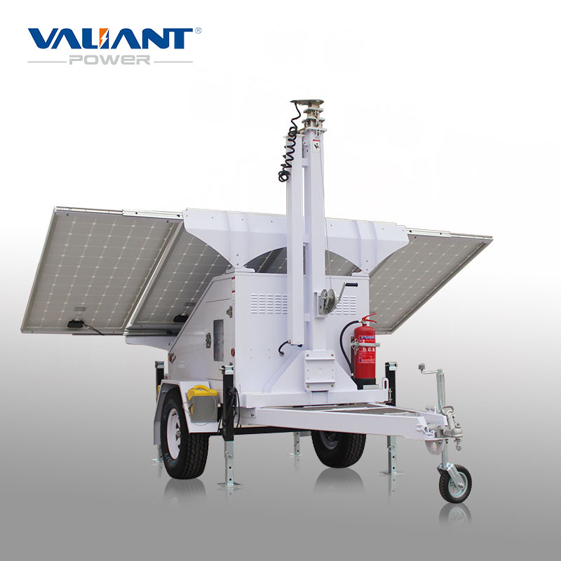 Buy Mobile Telecommunication Tower Trailer System With Telescoping Mast ...
