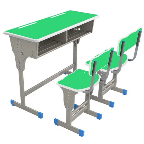 Buy Modern Design Student Desk Chair Set Durable Metal Wood For Primary ...