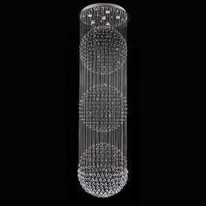 Buy Modern Fashion Ceiling Chandeliers Three Ball Crystal Laser Light ...