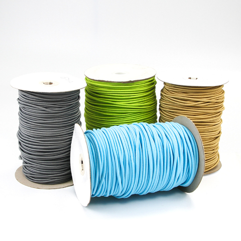 Buy Natural Quality Bungee Cord Braided Elastic Cord 3mm 4mm 5mm 6mm ...
