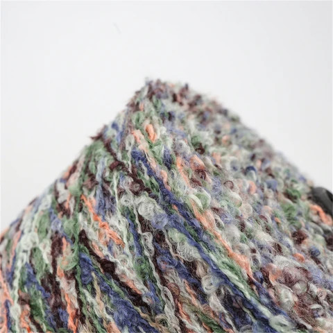 Buy Naturally Curly High Tenacity Multi-color Loop Yarn Fancy Cheap ...